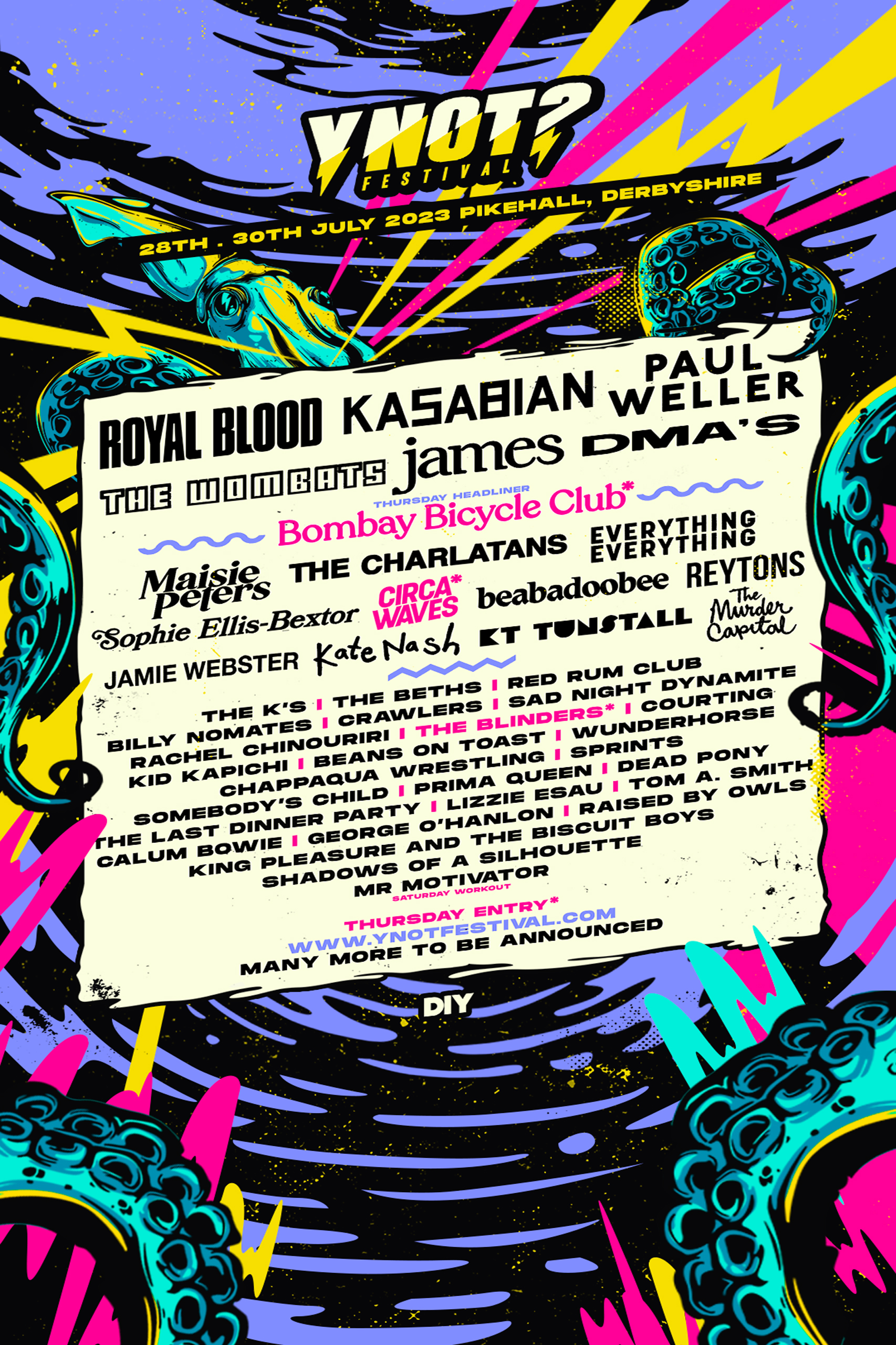 Y Not Festival reveal huge names for 2023 - Erazer