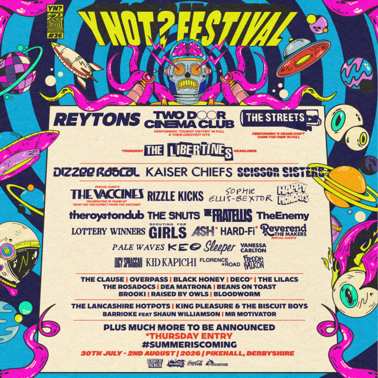 YNOT Festival drops huge first wave of acts including headliners ...